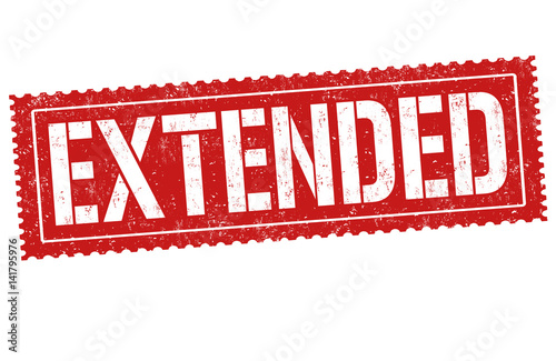"Extended sign or stamp" Stock image and royalty-free vector files on ...