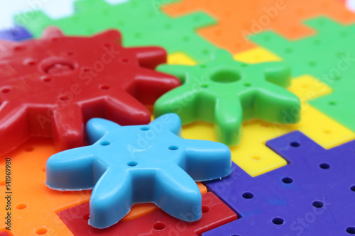 "Colorful Plastic Cogs / Gears" Stock photo and royalty-free images on ...