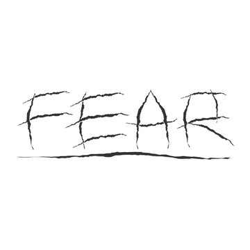 Fear Word Art