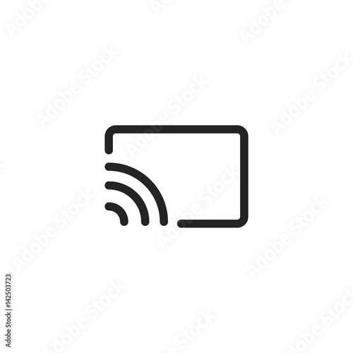Chromecast Icon Vector