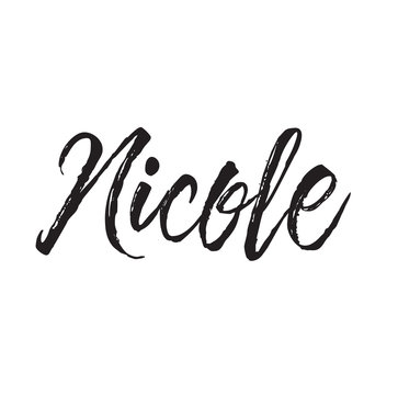 Nicole Name Graphic
