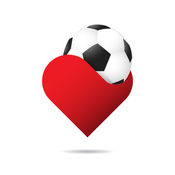 Soccer Heart Images – Browse 10,601 Stock Photos, Vectors, and Video ...