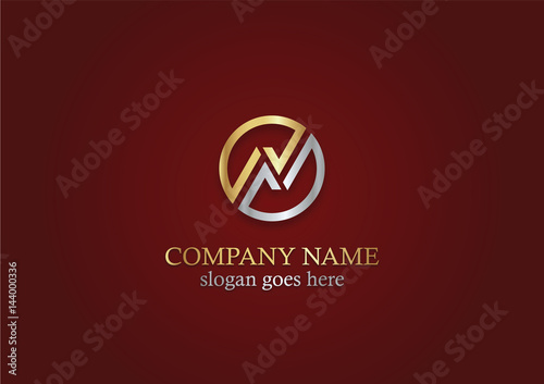 "gold teamwork business man logo" Stock image and royalty-free vector ...