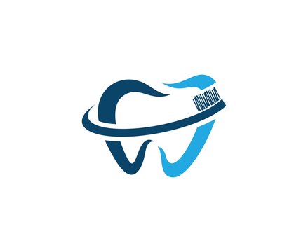 Toothbrush Logo Design