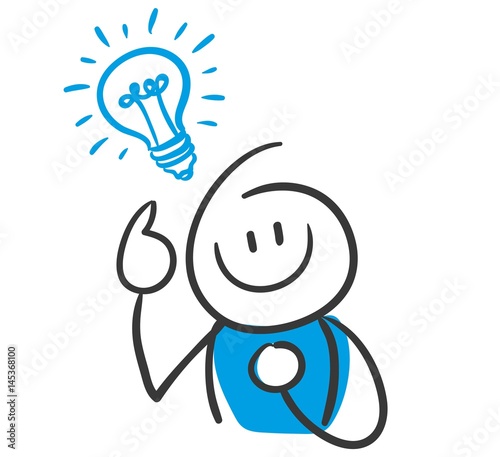 "Stick Figure Series Blue / Idee" Stockfotos und lizenzfreie Vektoren ...