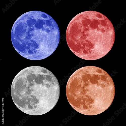 "Colored moon, colorful moon" Stock photo and royalty-free images on ...