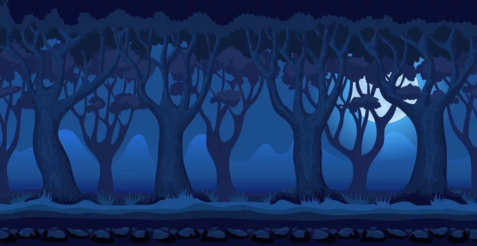 2d Forest Background