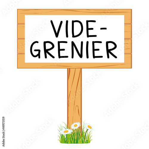 Panneau Daffichage En Bois Icône Vide Grenier Fichier Vectoriel