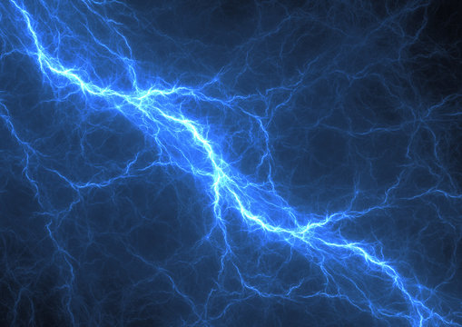 Blue Lightning Bolt Wallpaper