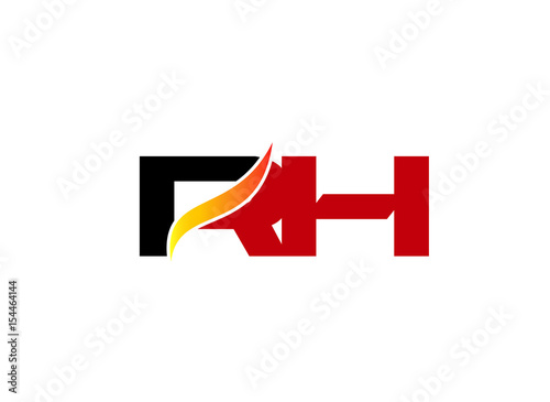"R and H logo vector " Stock image and royalty-free vector files on ...