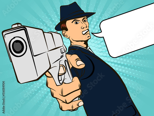 "Man with a gun" Stock image and royalty-free vector files on Fotolia ...