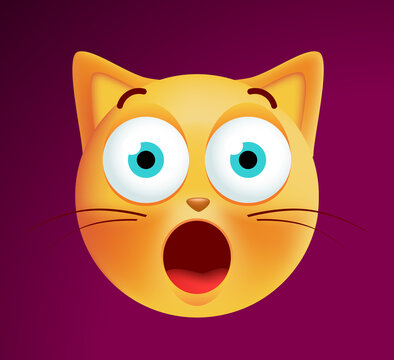 Shocked Cat Emoji