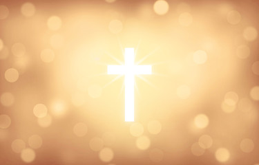 Brown Light Worship Background
