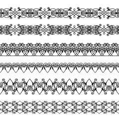 Sewing fabric with Set of borders - CottonBee