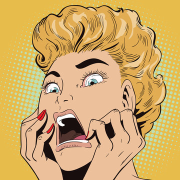 Woman Screaming Cartoon Images – Browse 60,011 Stock Photos, Vectors ...