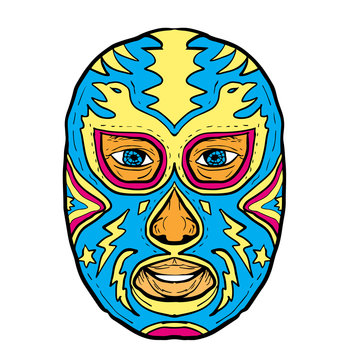 Nacho Libre Mask Vector