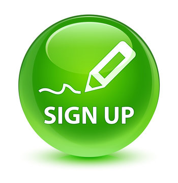 Sign Up Button Green