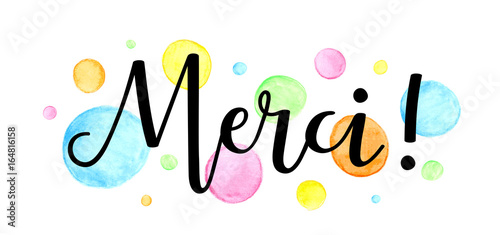 "Carte "MERCI"" fichier vectoriel libre de droits sur la banque d ...