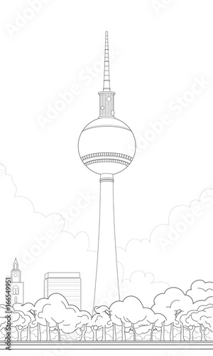 "Berliner Fernsehturm" Stockfotos und lizenzfreie Vektoren auf Fotolia ...