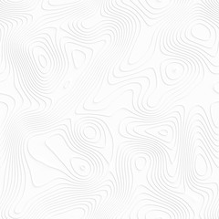 Sewing fabric with Abstract white topographic map. Seamless pattern ...