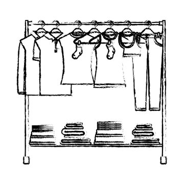 Clothes Rack Clip Art Images – Browse 1,241 Stock Photos, Vectors, and ...