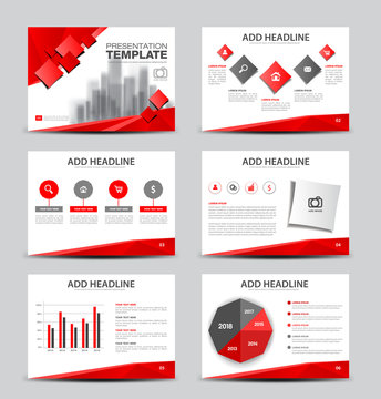 Company Profile Template Red Images – Browse 4,607 Stock Photos ...