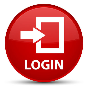 Red Login Button