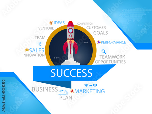 "Success design concepts, easy to use and highly customizable vector ...