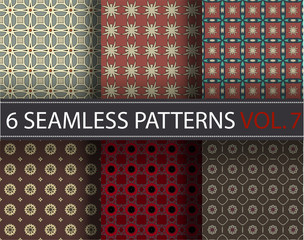 Sewing fabric with Pattern seamless texture repeat vector background ...
