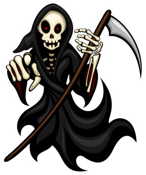 Grim Reaper Pointing Images – Browse 249 Stock Photos, Vectors, and ...