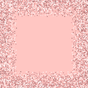 Pink And Gold Border