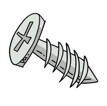 Cartoon Screws