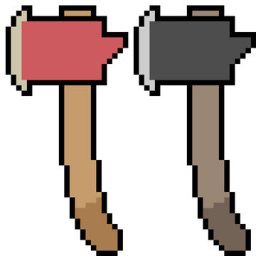 Minecraft Pixel Art Axe