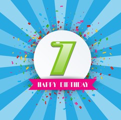 Happy 7Th Birthday photos, royalty-free images, graphics, vectors ...