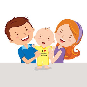 Clipart Parent New Parents Stock Vector Illustration And Royalty Free