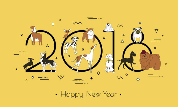 Chinese New Year 2018 Cartoon Images – Browse 3,337 Stock Photos ...