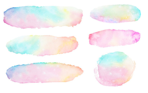 Craft Supplies & Tools Watercolor Brush Winter Colors Paint Strokes ...