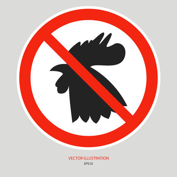Roosters Prohibited Sign Images – Browse 154 Stock Photos, Vectors, and ...