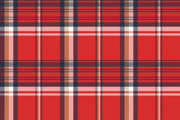 Sewing fabric with Red plaid fabric texture seamless pattern - CottonBee