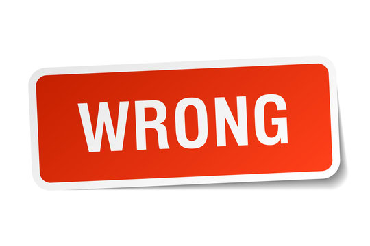 รูปภาพwrong เลือกดูภาพถ่ายสต็อก เวกเตอร์ และวิดีโอ207001 Adobe Stock