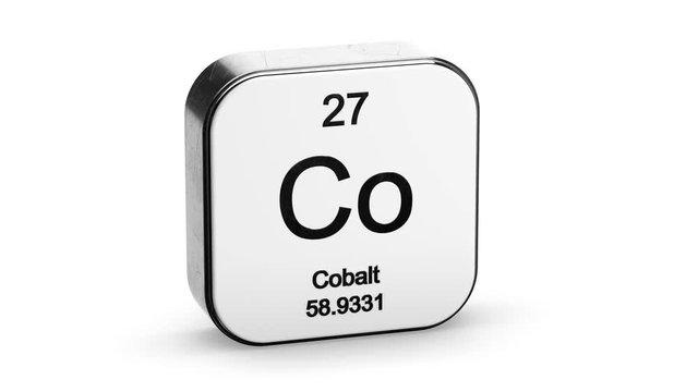 Cobalt Periodic Table Square