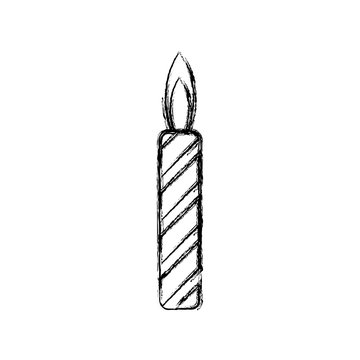 Birthday Candle Drawing