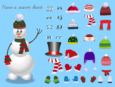 Snowman Parts Images – Browse 881 Stock Photos, Vectors, and Video ...