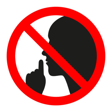 No Talking Sign Clip Art