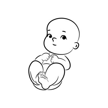 Baby Outline Images – Browse 530,998 Stock Photos, Vectors, and Video ...