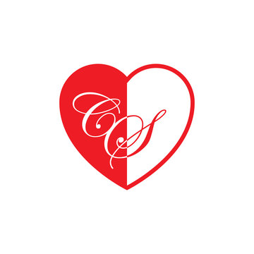 Heart With Initials Images – Browse 31,662 Stock Photos, Vectors, and ...