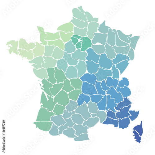 Carte France Stylisée Carte De France Stylisée Vectoriels Et