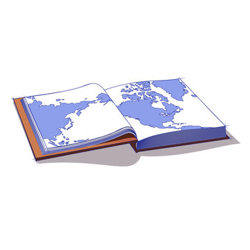 Atlas Book Clipart