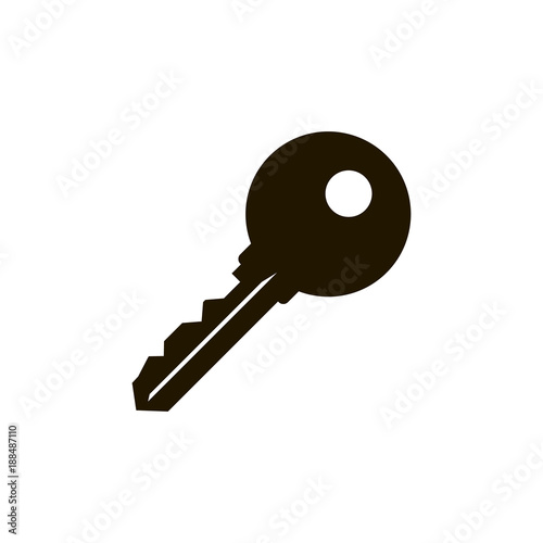 "Keys icons , isolated. Closing and opening door. Sign and symbol ...