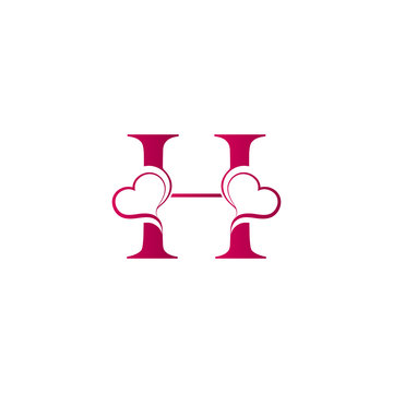Letter H Love Wallpaper